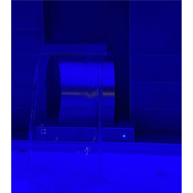 BOUTON PIÉZOÉLECTRIQUE INOX À LED RGB